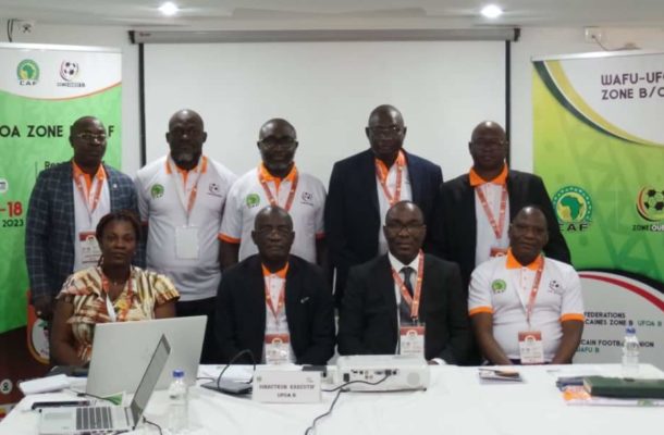 Prosper Harrison Addo attends WAFU B General Secretaries’ workshop in ...