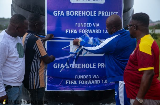 Borehole facility at Dr. Nduom sports complex fully commissioned ...