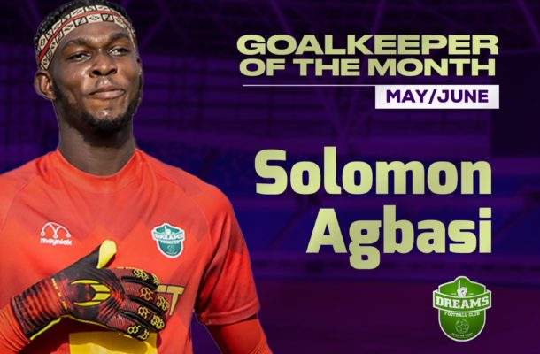 Solomon Agbasi wins May/June goalkeeper of the month award - Ghana ...