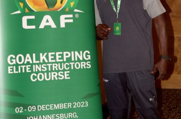 Abubakari Damba in South Africa for CAF Goalkeeper Elite Instructors ...