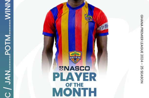Mawuli Wayo wins NASCO player of the month award for December/January ...