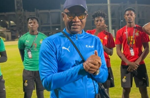Vice-President Mark Addo Visits Black Satellites Ahead of Senegal Clash ...