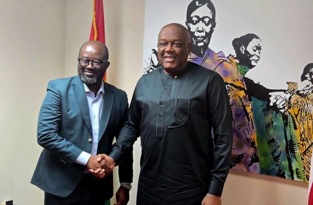 President Kurt Edwin Simeon- Okraku meets Ghana’s U.S. Ambassador to ...
