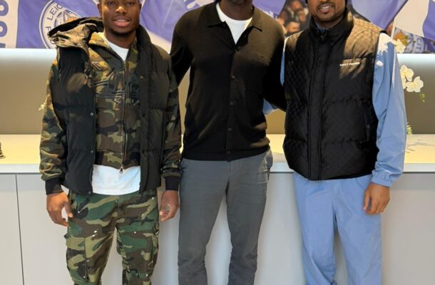 Otto Addo meets Jordan Ayew, Abdul Fatawu in Leicester - Ghana Football ...