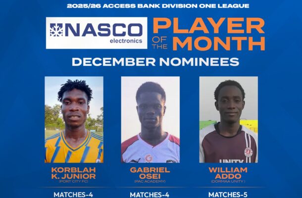 Kedzie Junior, Gabriel Osei, Wiliam Addo nominated for Access Bank ...